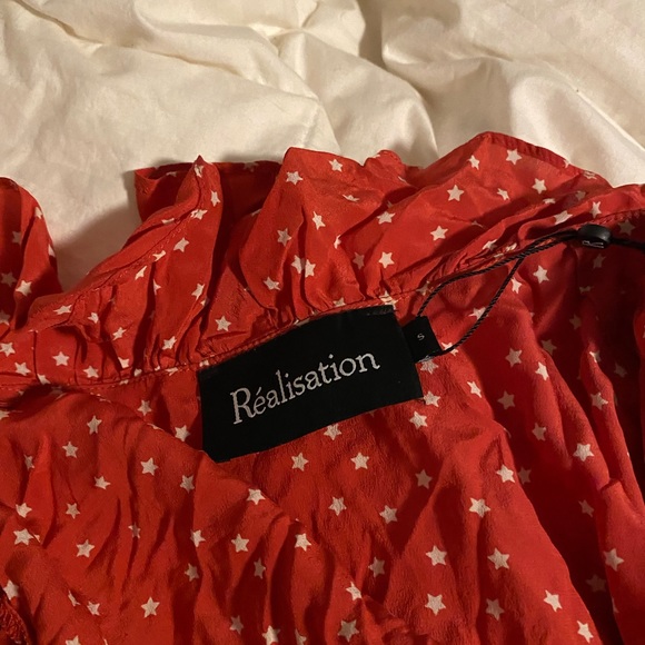 Realisation Par | Dresses | Red Star Realisation Alexandra Wrap Dress ...
